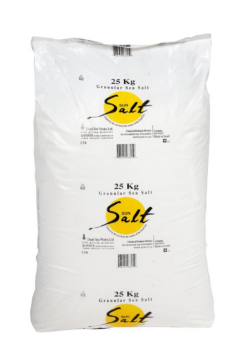 Natural Granular Sea Salt - 25kg bag - Peacock Salt - Peacock Salt